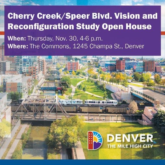 Cherry Creek & Speer Boulevard Vision Study Open House | Denver Arts ...