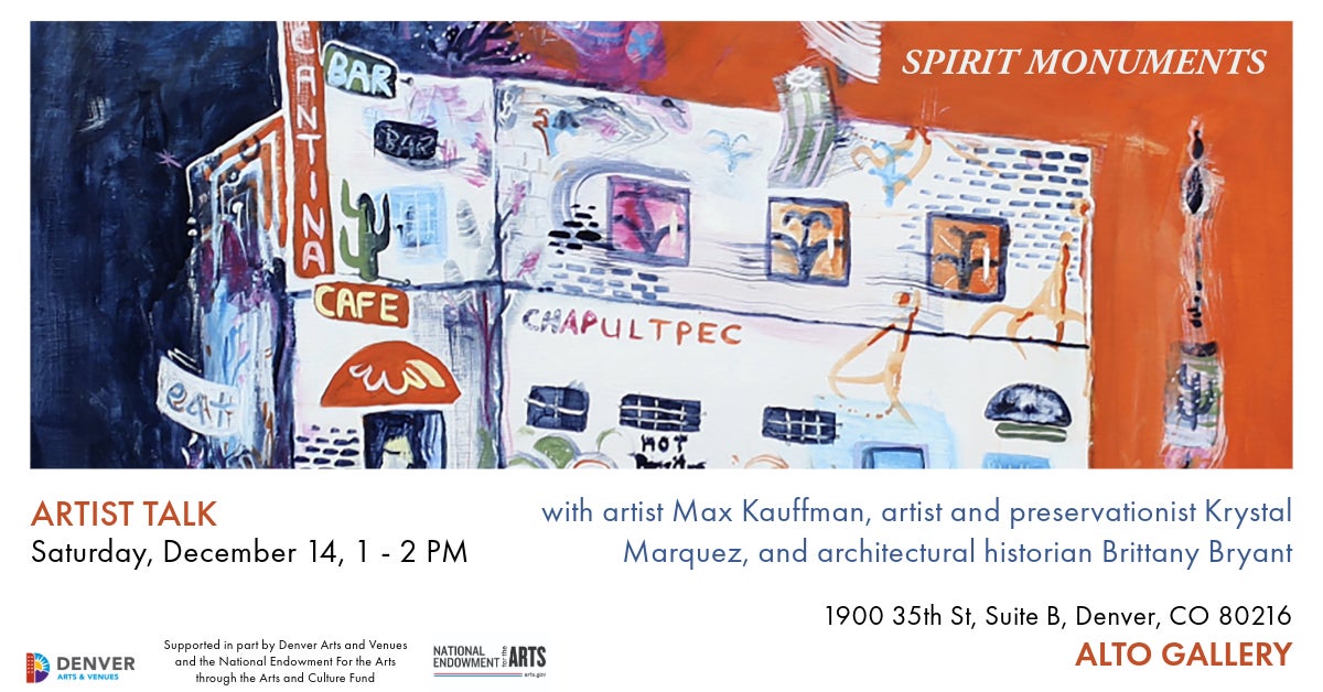 Artist Talk with Max Kauffman | Denver Arts & Venues