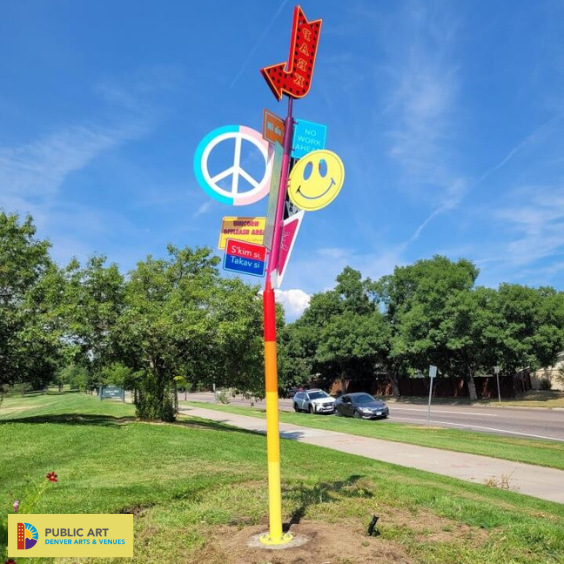Public Art Dedication: Sign of the Times by Los Gatos Locos | Denver ...