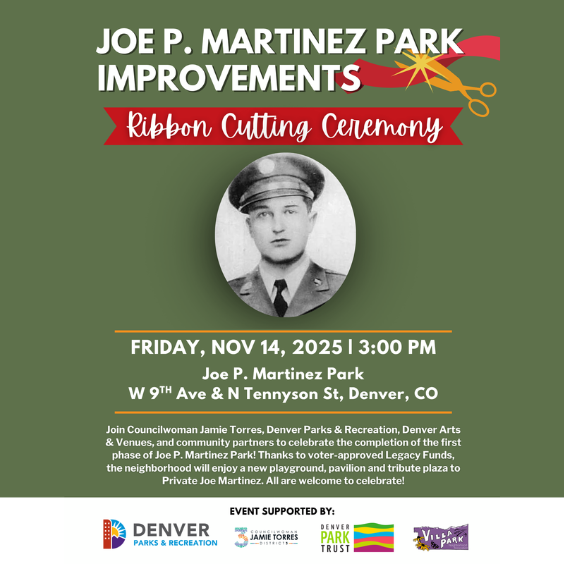 Joe P. Martinez Park Ribbon Cutting Ceremony | Denver Arts & Venues